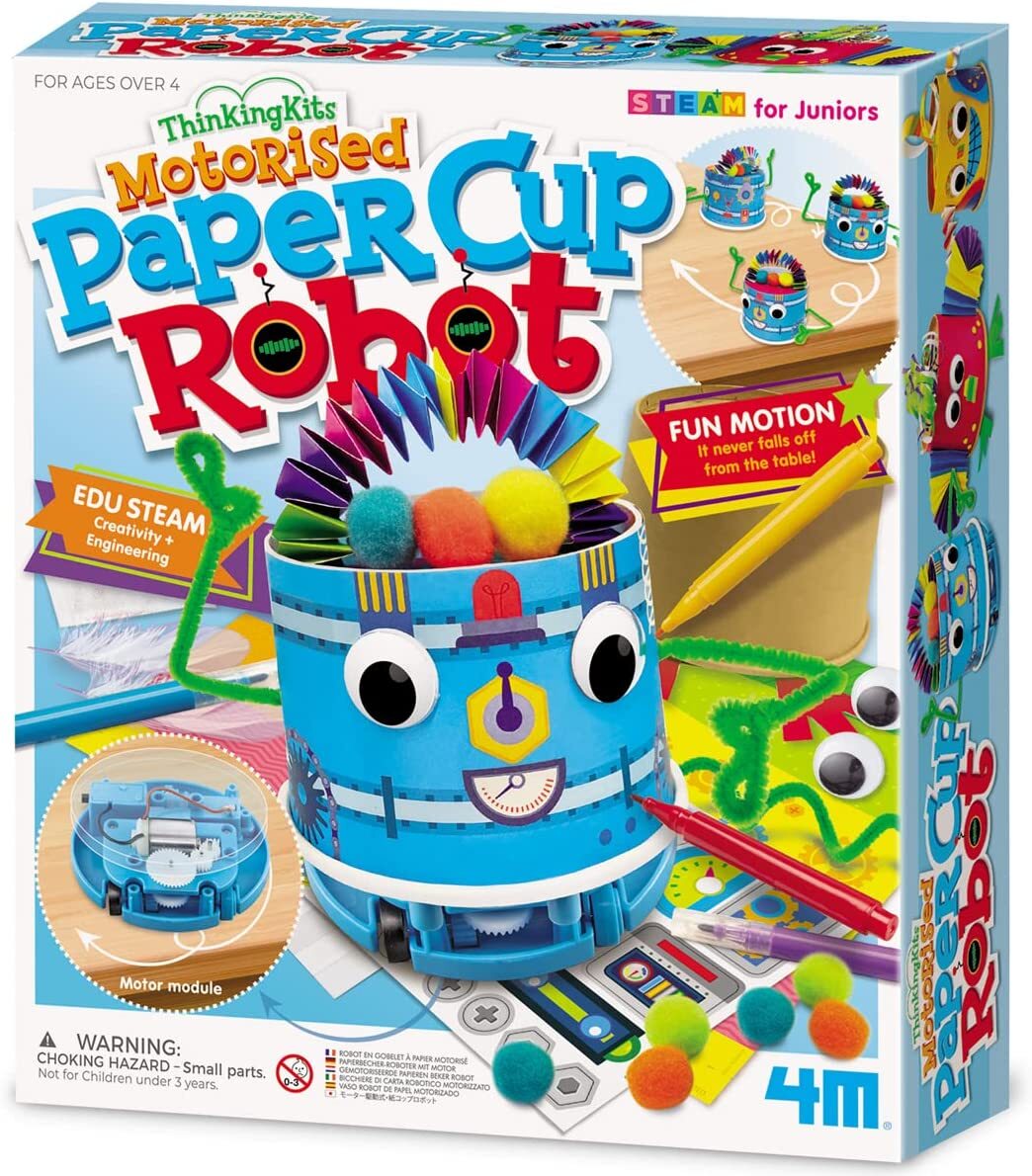 Buy 4M - Motorised Paper Cup Robot - MyDeal Australia