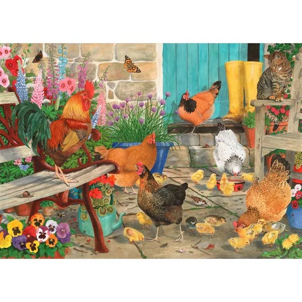 Buy House of Puzzles - Hen Pecked Puzzle 1000pc - MyDeal Australia