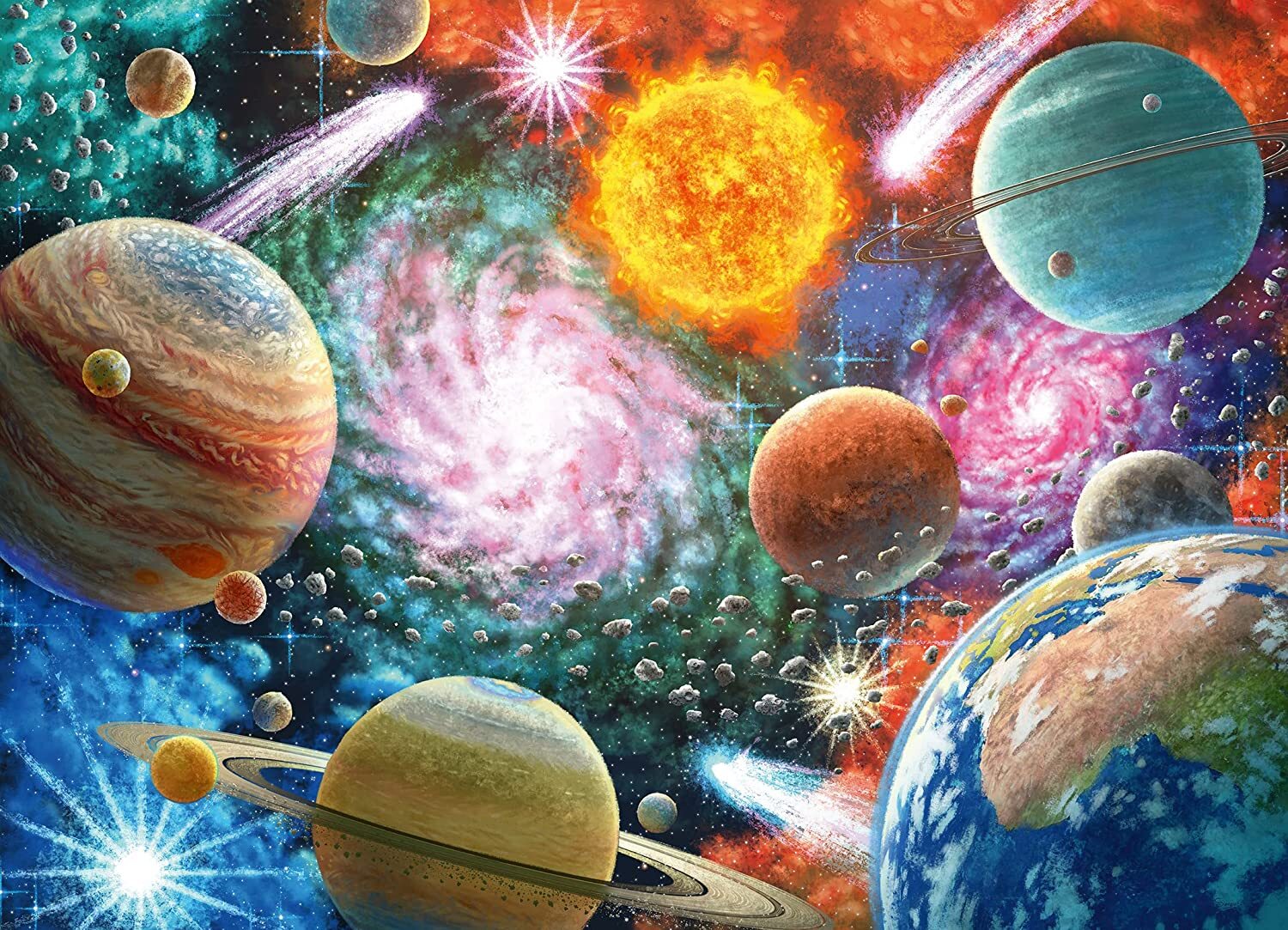 Buy Ravensburger - Spectacular Space Puzzle 100pc - MyDeal Australia