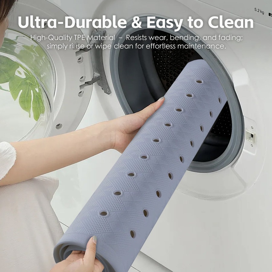 Buy 70×40 cm Anti‑Slip Grip Shower Rug Bath Mat w/ 100+ Suction Cups ...