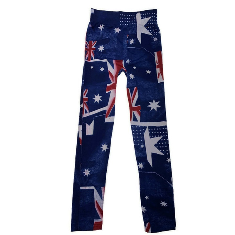 Buy Australia Flag Womens Leggings OZ Au Aussie Pants Bottoms ...