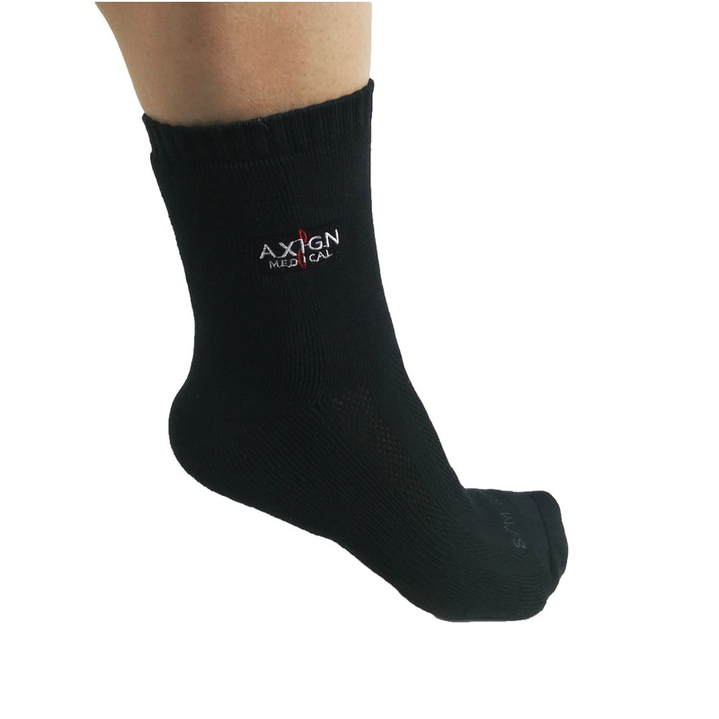 Buy AXIGN Medical Circulation Socks Diabetic Socks - Black - MyDeal
