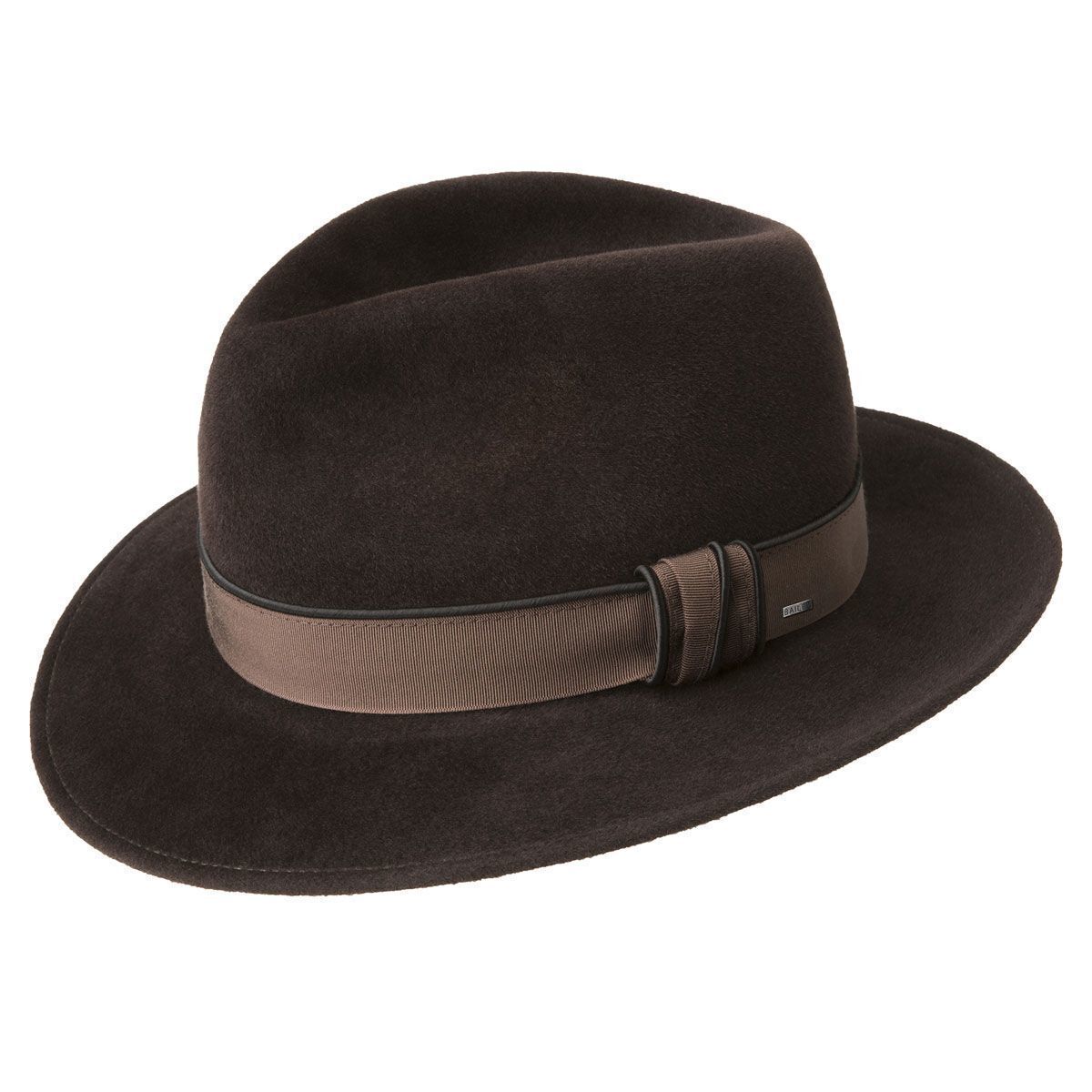 Buy Bailey Landis Superior Fur Felt Fedora Trilby MADE IN USA Hat Brim ...