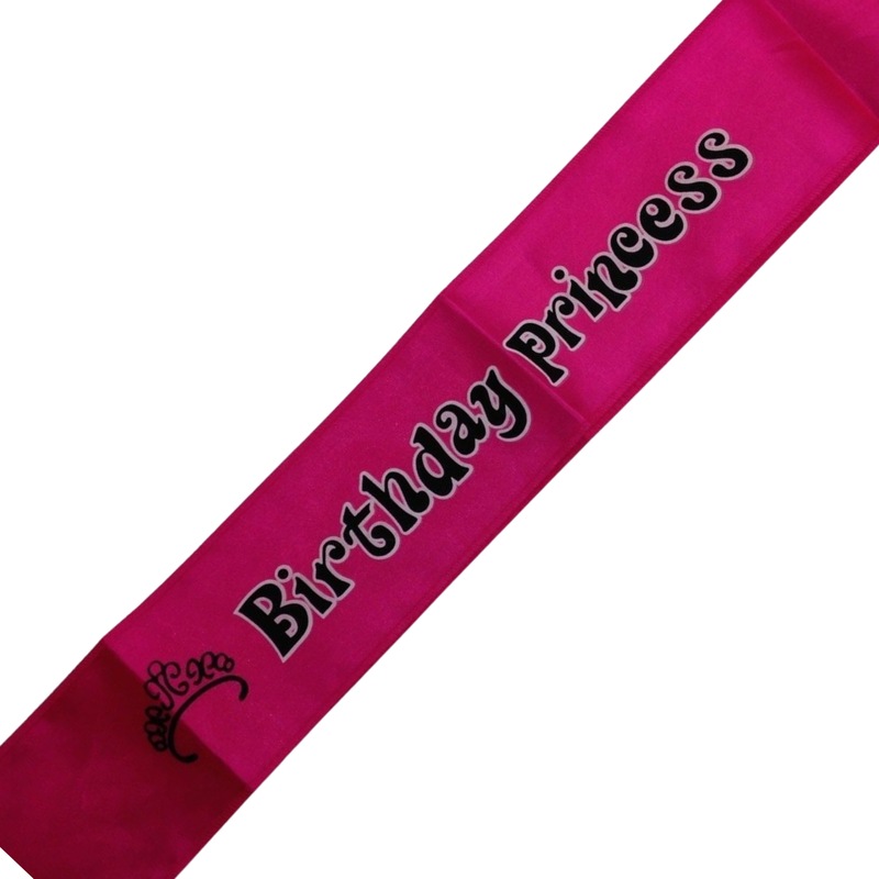 Buy Birthday Princess Sash 21st 18th Girls Night Party Costume ...