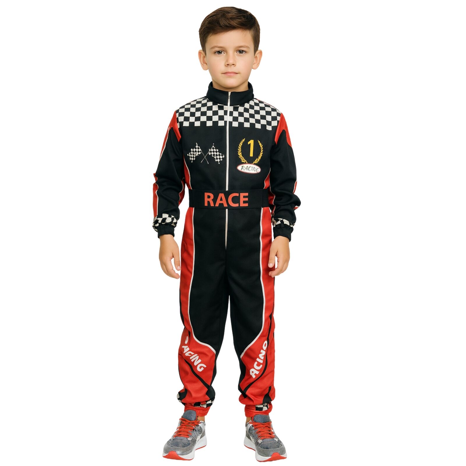 Buy Child Car Racing Driver Halloween Costume Party Fancy Dress Boys ...
