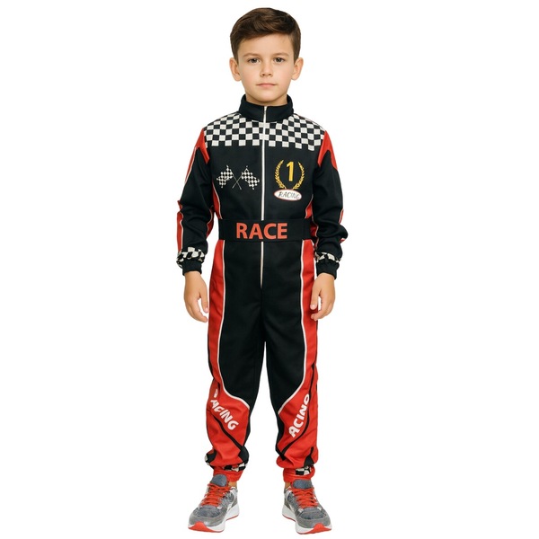 Buy Child Car Racing Driver Halloween Costume Party Fancy Dress Boys ...