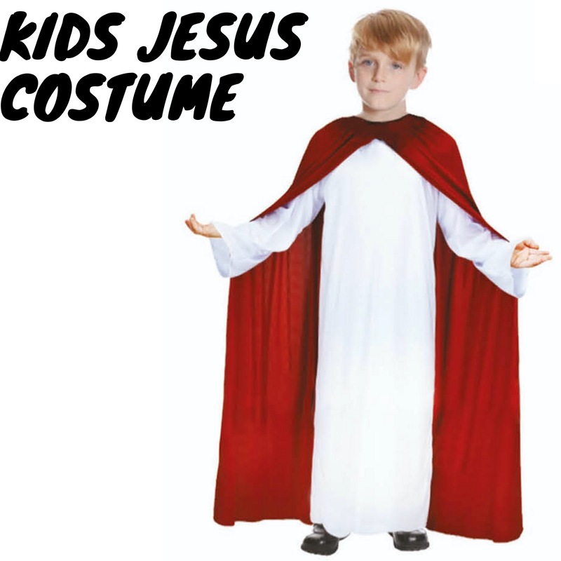 Buy Childrens Kids Jesus Costume Holy Christ Fancy Dress Up Party Moses ...