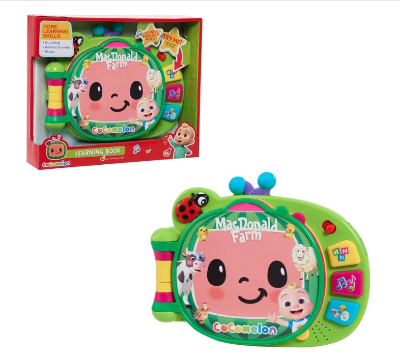 Buy CoComelon Learning Book Interactive Toy Music Numbers Animal Sounds ...