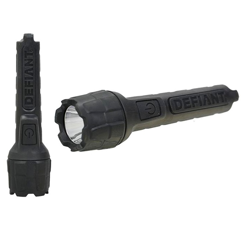 Buy Defiant 80 Lumens Flashlight LED Lamp Torch with AAA Batteries ...