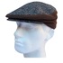 Buy English Stretch Tweed Hat Flat Driving Cap Scottish Tartan ...