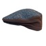 Buy English Stretch Tweed Hat Flat Driving Cap Scottish Tartan ...