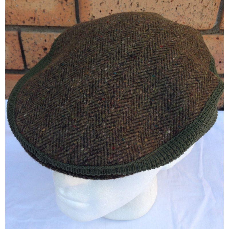 Buy English Stretch Tweed Hat Flat Driving Cap Scottish Tartan ...