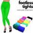 Buy FOOTLESS TIGHTS Ladies Fluro Colourful Dance Hosiery Womens ...