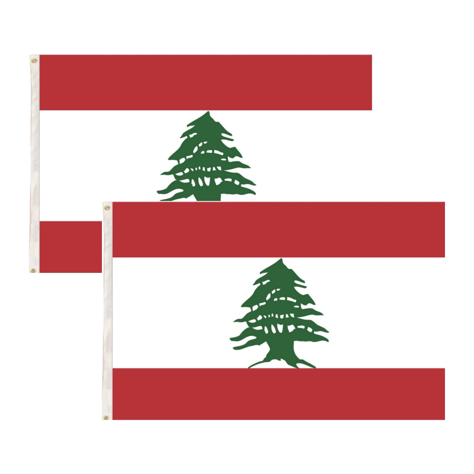 Buy 2x Lebanon Lebanese Country Flags Heavy Duty Outdoor - 150cm x 90cm ...