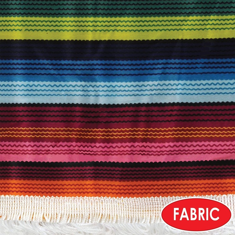 Buy MEXICAN PONCHO Spanish Costume Wild West Cowboy Party Bandit Fancy ...