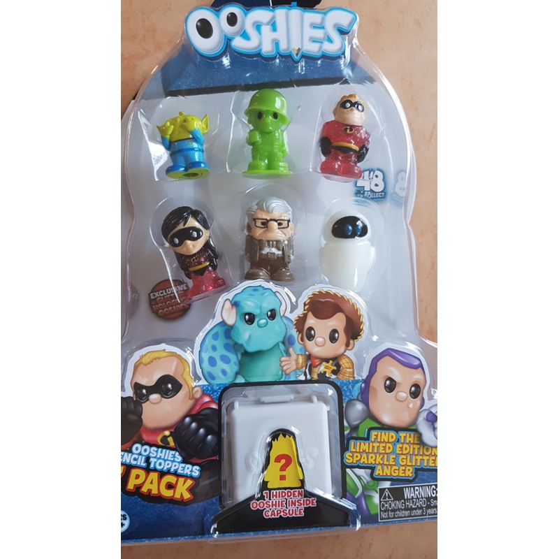Buy Ooshies Disney Pixar Figures Series 1 1 Pack Of 7 Mydeal