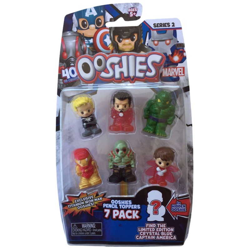 Buy Ooshies Marvel Series 2 Action Figures Pen Toppers - 1 Pack of 7 ...