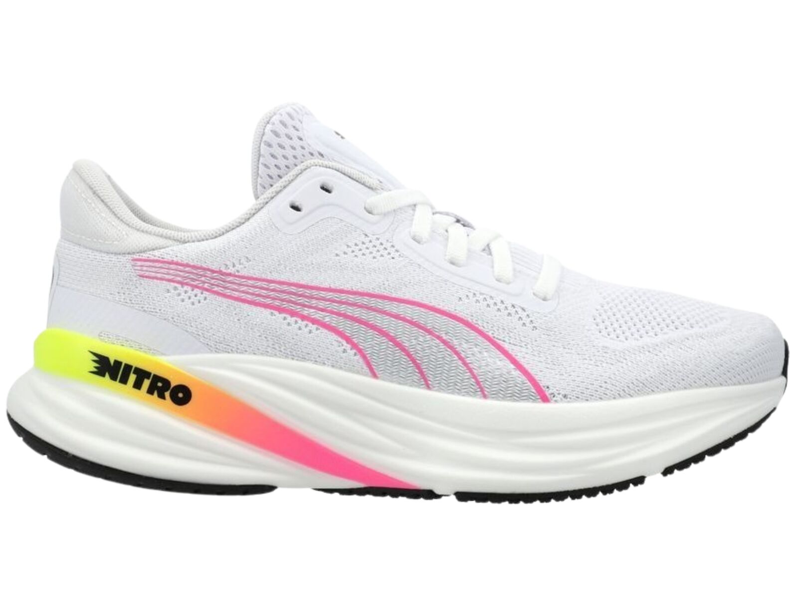 Buy Puma Magnify Nitro 2 Womens Running Shoes NITRO Foam in White Black ...
