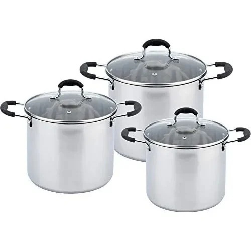 Buy Rossner Stainless Steel Induction Cookware Set Casserole Stockpot ...