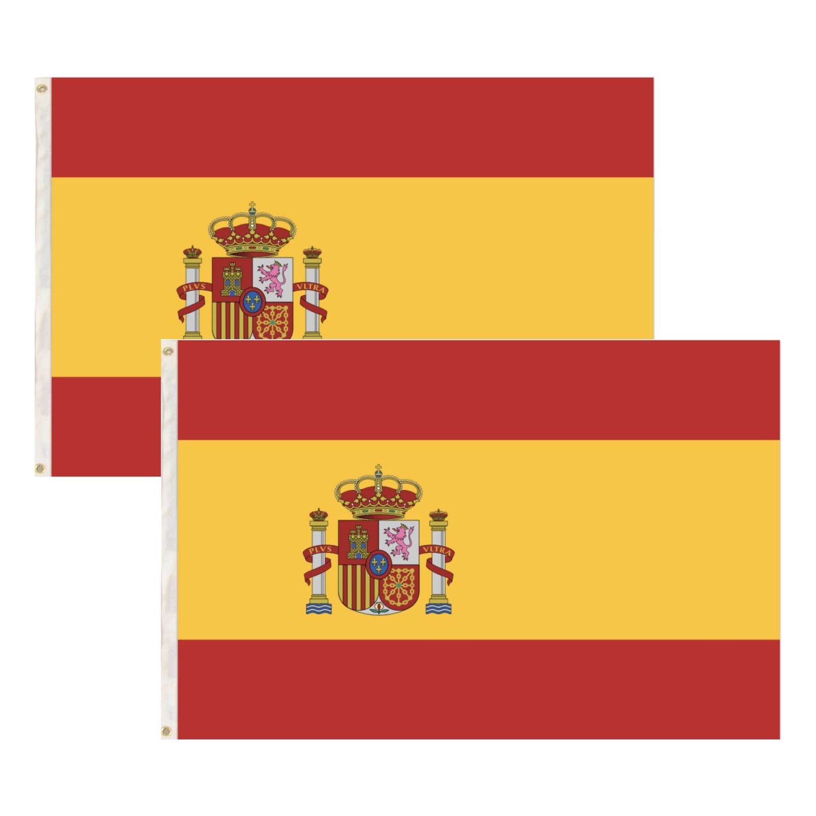 Buy 2x Spain Spanish Country Flags Heavy Duty Outdoor España - 150cm x ...