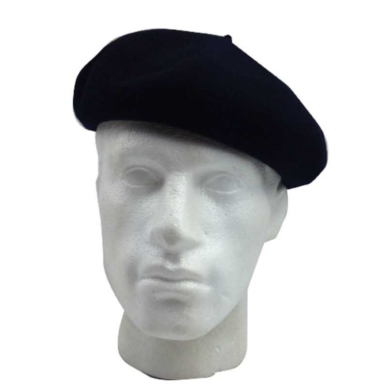 Buy Super Basque French BERET 100% Wool MADE IN FRANCE British Hat Cap ...
