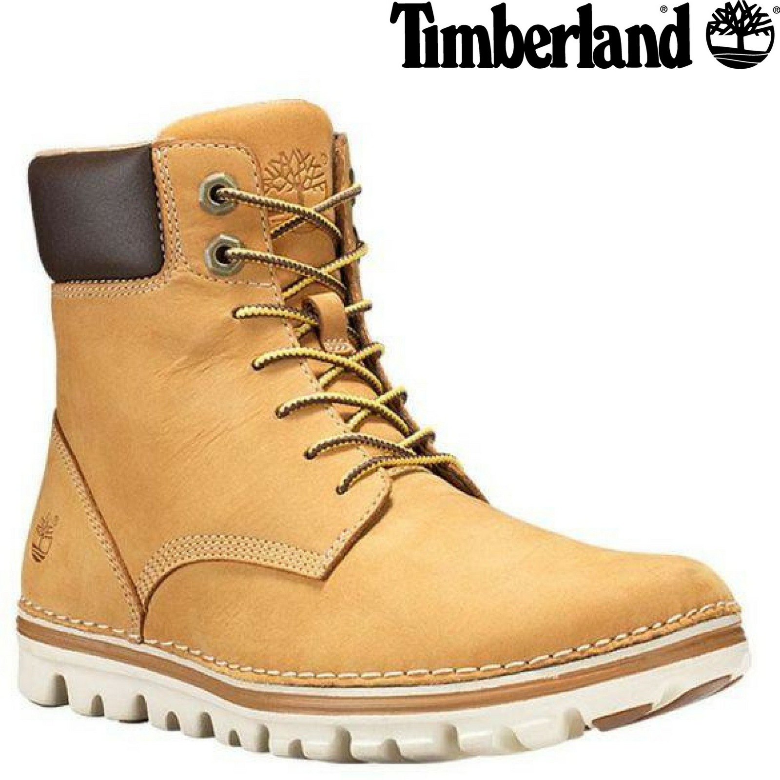 Buy TIMBERLAND Women's Brookton 6" Lace Up Leather Nubuck Boots Shoes ...
