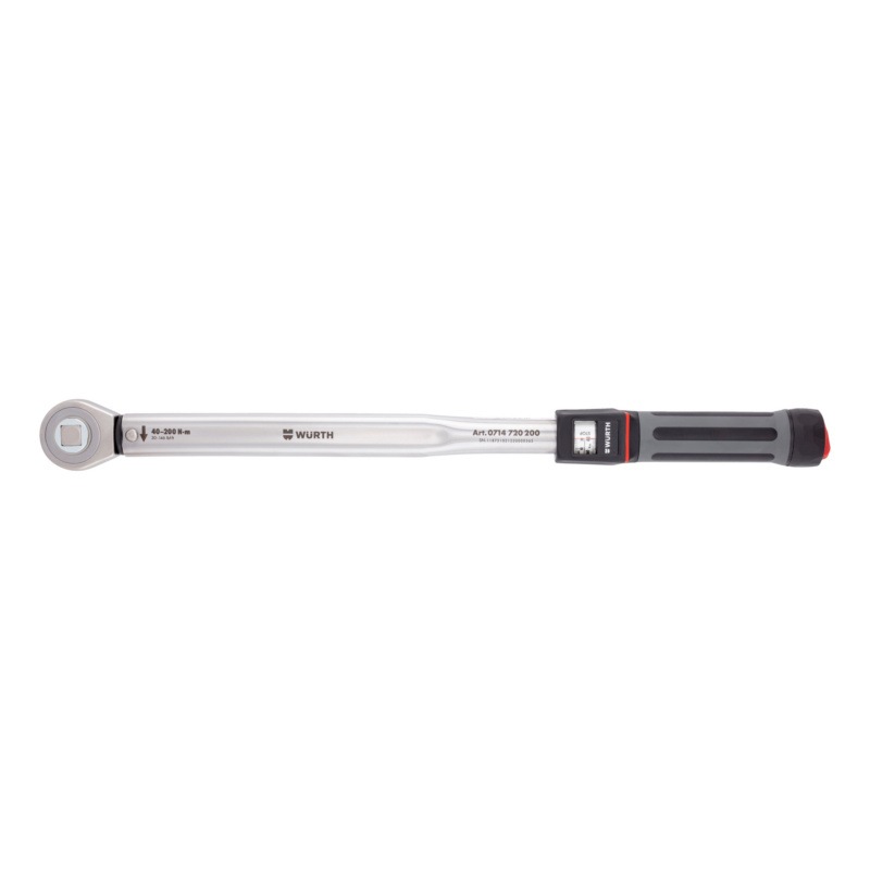 Buy Wurth 1/2 Inch Torque Wrench 40-200Nm Ratchet Drive Tool for Precise Bolt Tightening - MyDeal