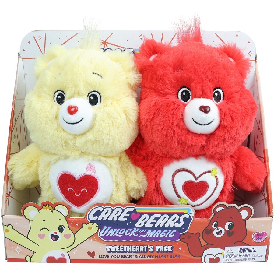 Buy Care Bears Unlock the Magic 25cm Sweethearts Twin Pack - MyDeal ...