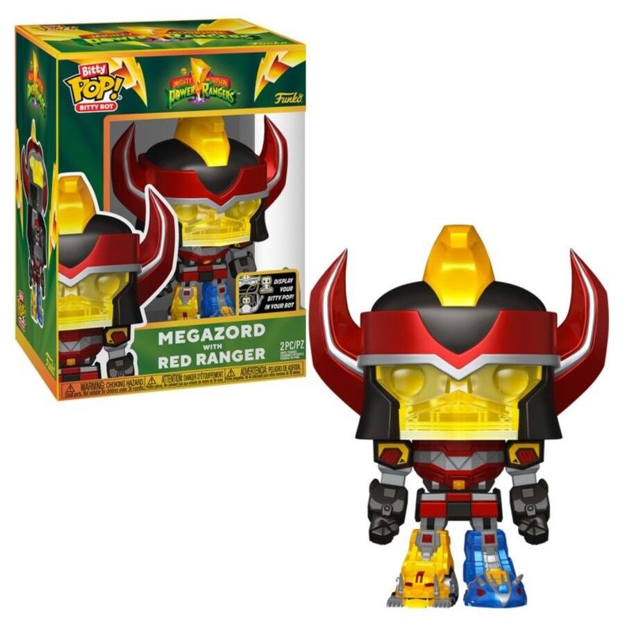 Buy Funko Bitty Bot POP! Power Rangers - Megazord with Red Ranger Vinyl ...