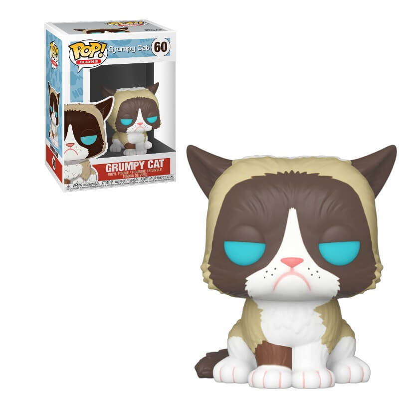 Buy Funko POP Icons Grumpy Cat FLOCKED #60 Vinyl Figure - MyDeal Australia