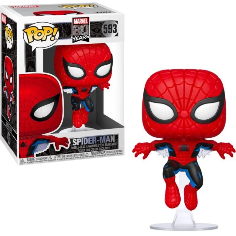 Buy Funko Pop Marvel 80 Years Spider-Man #593 Vinyl Figure - MyDeal