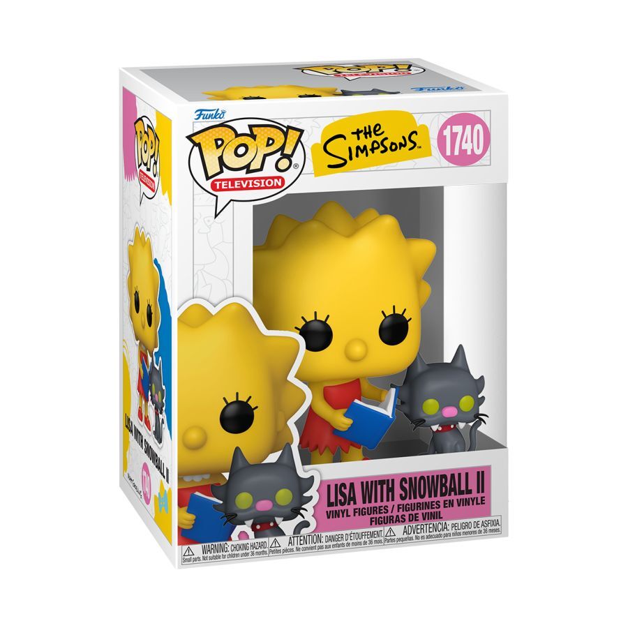Buy Funko POP The Simpsons Lisa with Snowball II #1740 Vinyl Figure ...