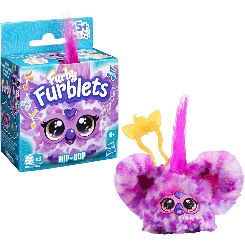 Buy Furby Furblets Mini Electronic Plush Toy - Hip Bop - MyDeal