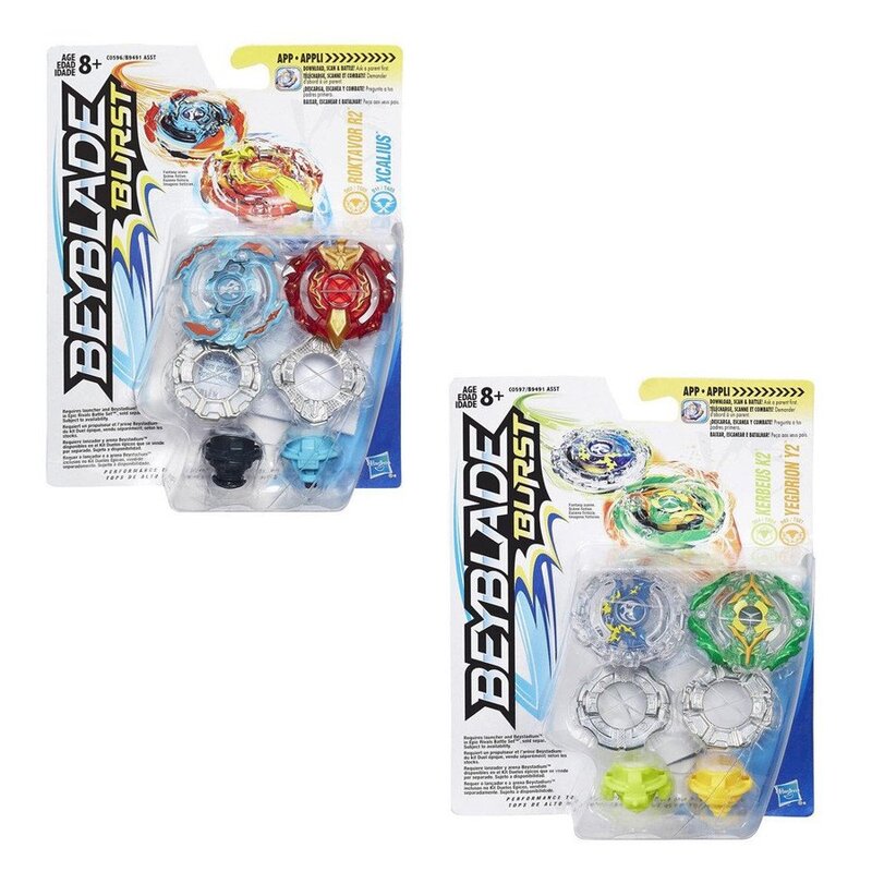 Buy Hasbro Beyblade Burst Dual Pack - 8 packs to choose from - MyDeal ...