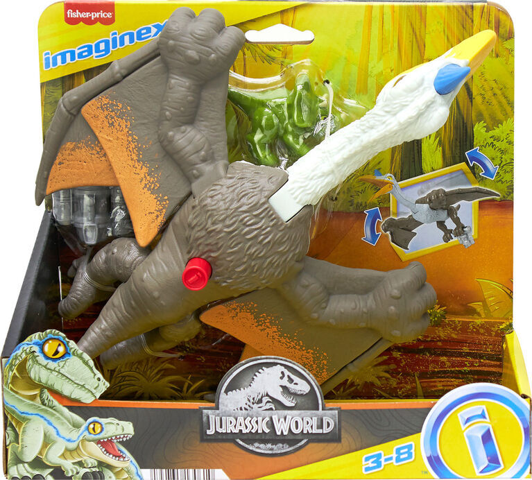 Buy Imaginext Fisher Price Jurassic World Quetzal Dinosaur Toy - MyDeal ...