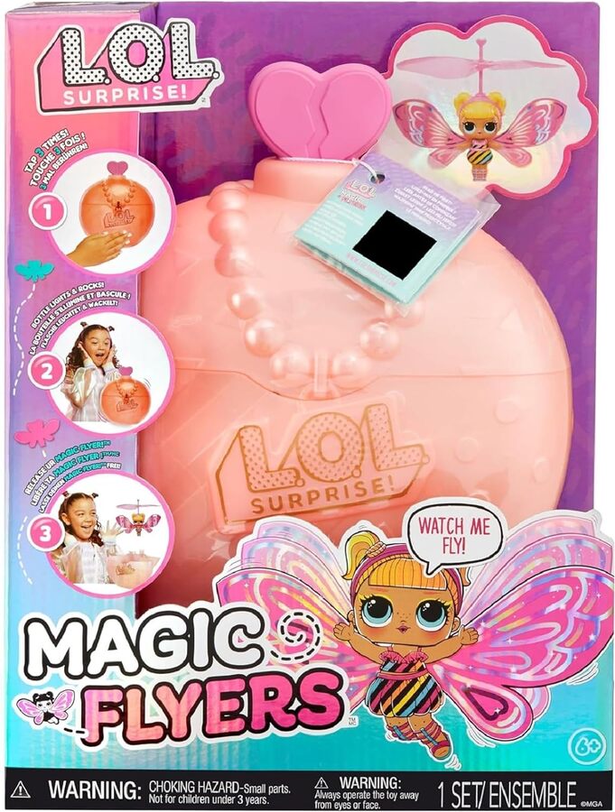 Buy LOL Surprise Magic Flyers: Flutter Star - Hand Guided Flying Doll ...