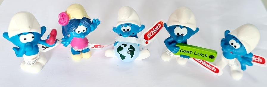 Buy Schleich Smurfs Set of 5 - Sustainability, Heart, Girl Blossom ...
