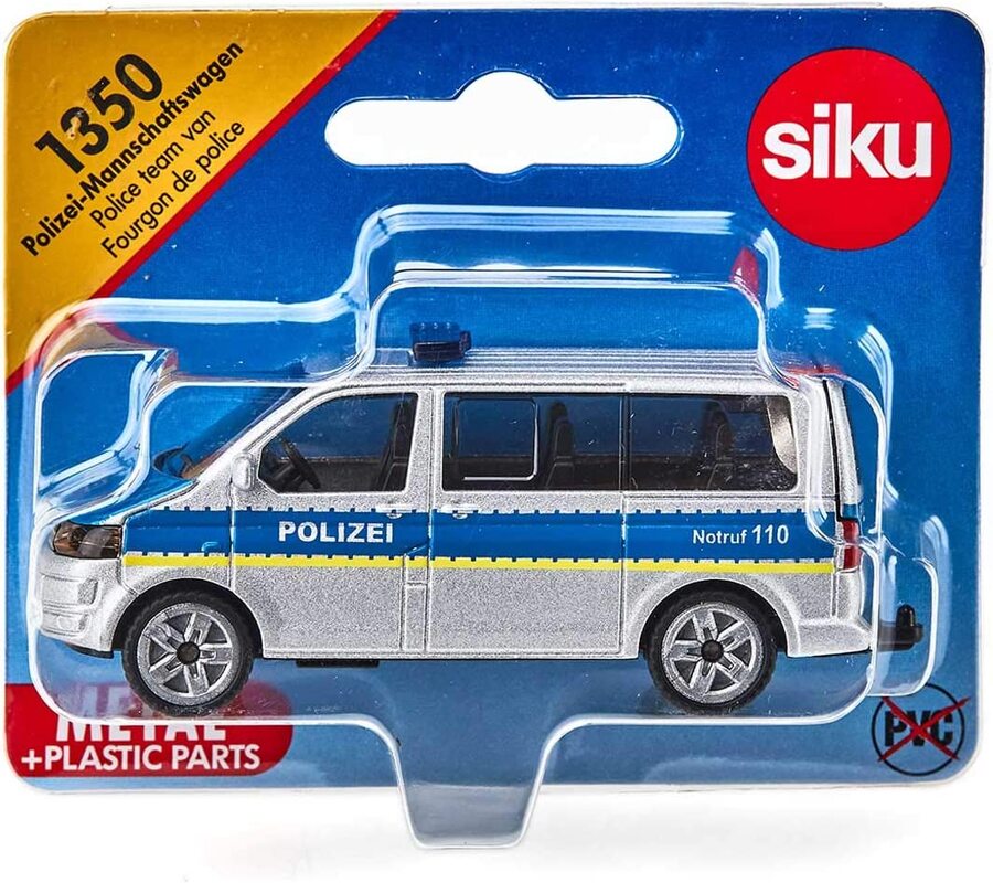 Buy Siku 1350 Die-Cast Vehicle Volkswagen Police Team Van - MyDeal Australia