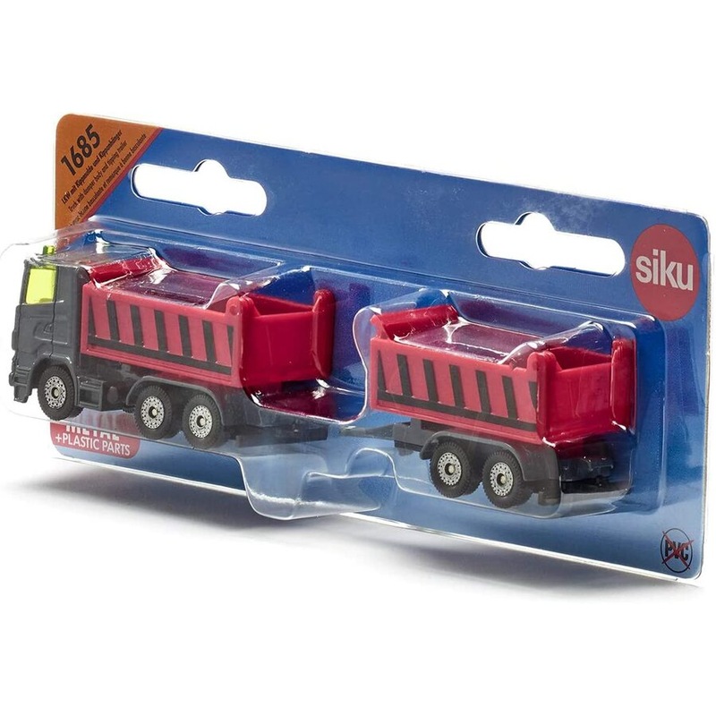 Buy Siku 1685 Die-Cast Vehicle Truck with Dumper Body and Tipping Trailer - MyDeal