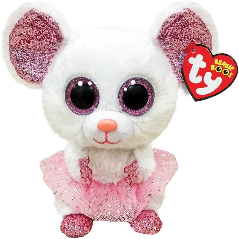 Buy Ty Beanie Boos Medium 9" - Nina the Mouse with Tutu Plush - MyDeal