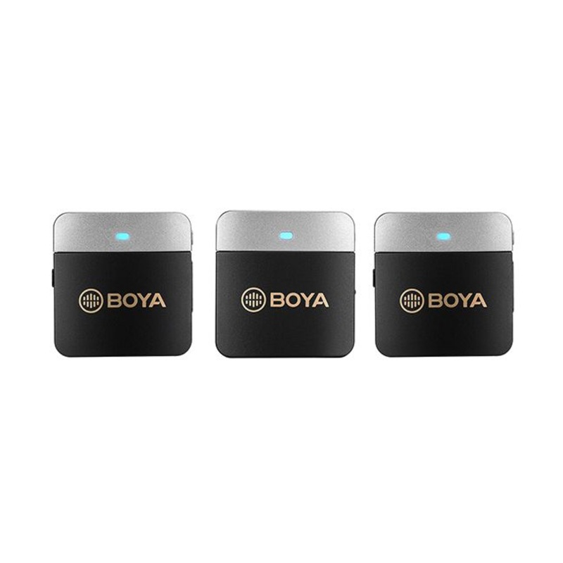 Buy BOYA M1V2 Mini 2.4GHz Dual-Channel Wireless Microphone System (2x ...