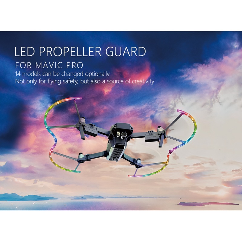 Buy PGYTECH LED Propeller Guard for Mavic Pro/Platinum Colourful 14 ...