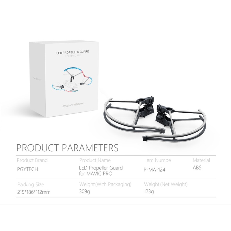 Buy PGYTECH LED Propeller Guard for Mavic Pro/Platinum Colourful 14 ...