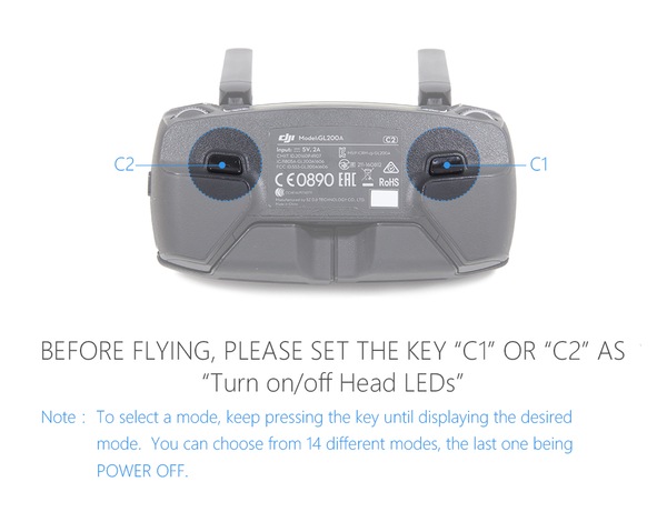 Buy PGYTECH LED Propeller Guard for Mavic Pro/Platinum Colourful 14 ...