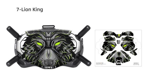 Buy Sunnylife PVC Stickers for DJI FPV Goggles V2 (Lion King) - MyDeal ...