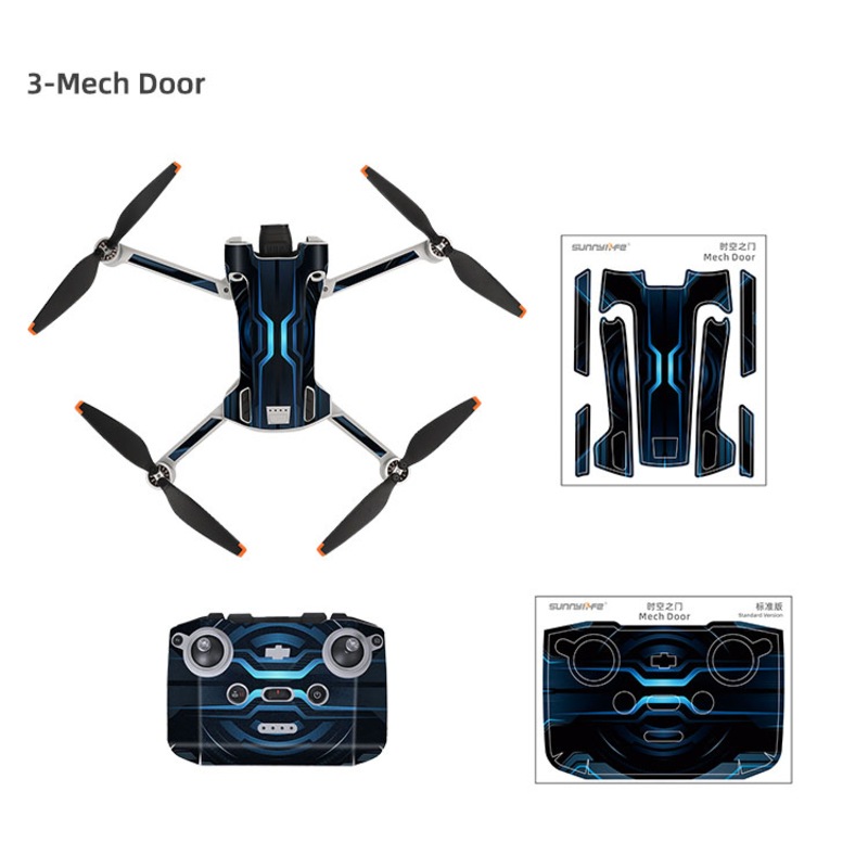 Buy Sunnylife Skin Sticker for DJI Mini 3 Pro (RC-N1 RC Version)(Mech ...