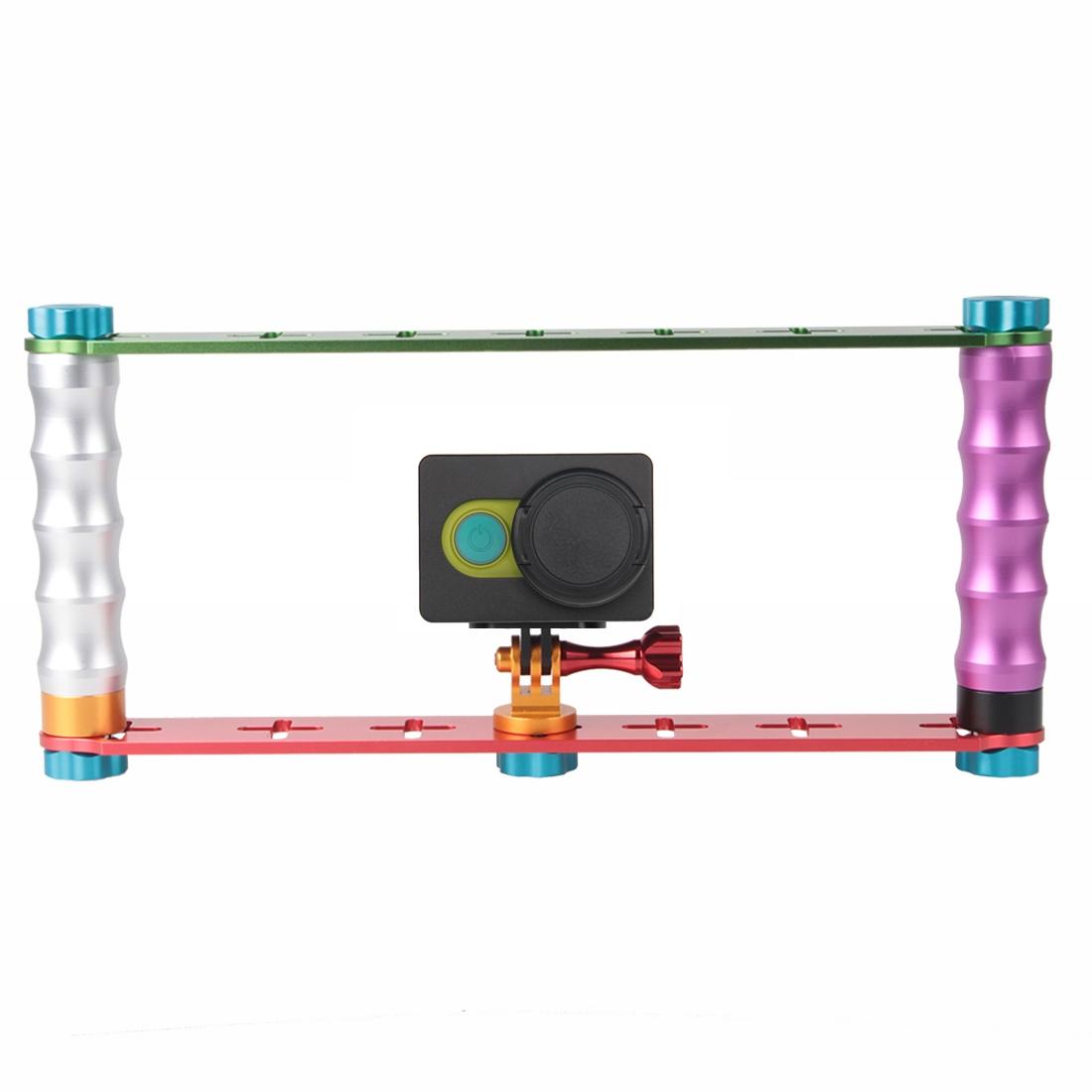 Buy Aluminum Dual Grip Stabilizer For Action Cameras With Jaws Flex ...