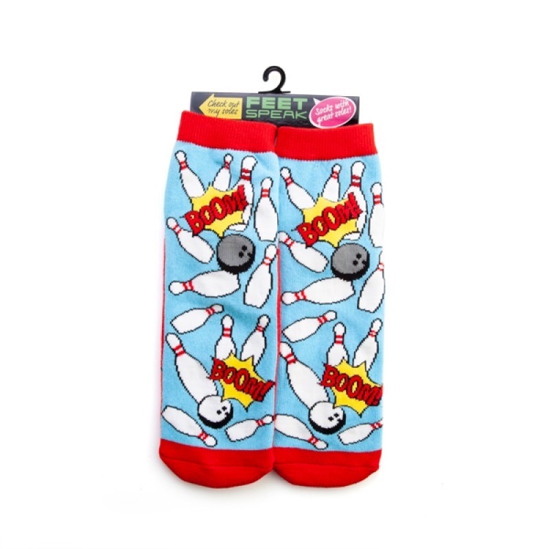 Buy Bowling Feet Speak Socks - MyDeal Australia