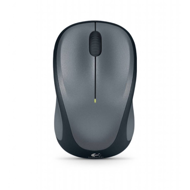 Buy Logitech M235 Wireless Mouse Grey Contoured design Glossy Comfort ...