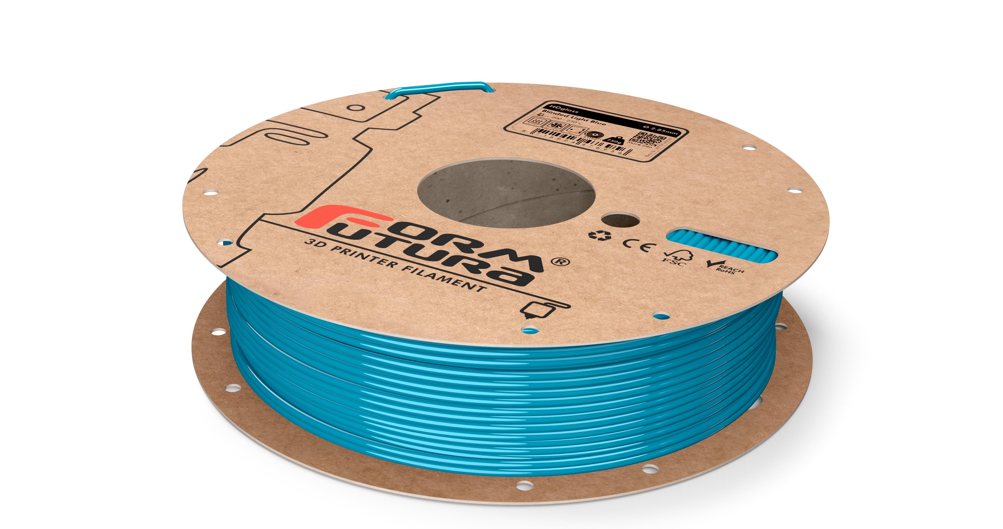 Buy PETG Filament HDglass 2.85mm Blinded Light Blue 750 gram 3D Printer ...